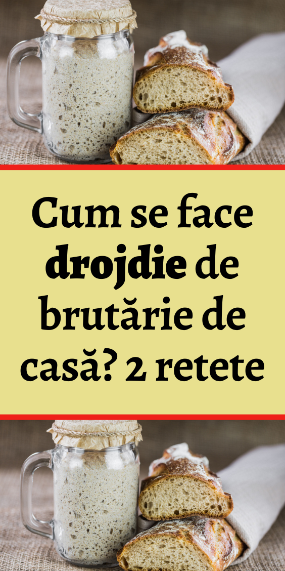 Cum se face drojdie de brutărie de casă? 2 retete - IdeiPractice.ro