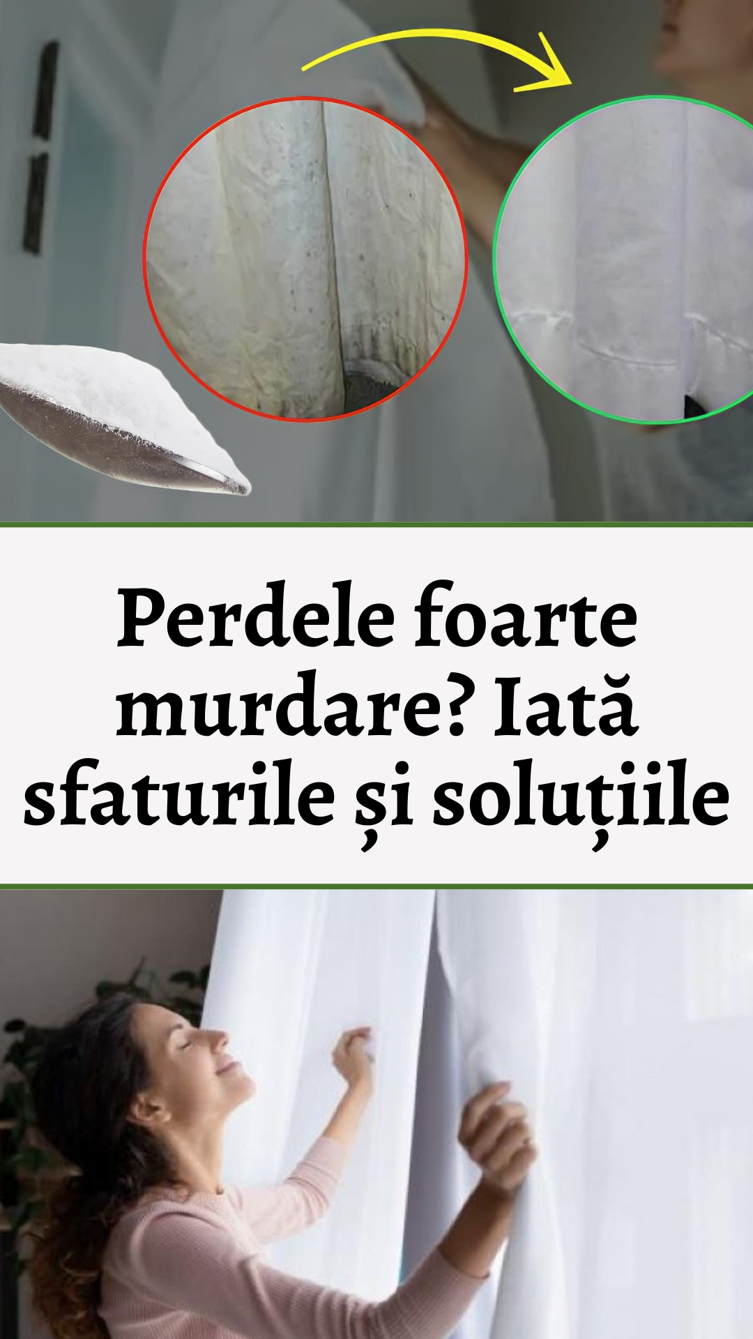 Perdele foarte murdare? Iată sfaturile și soluțiile - IdeiPractice.ro