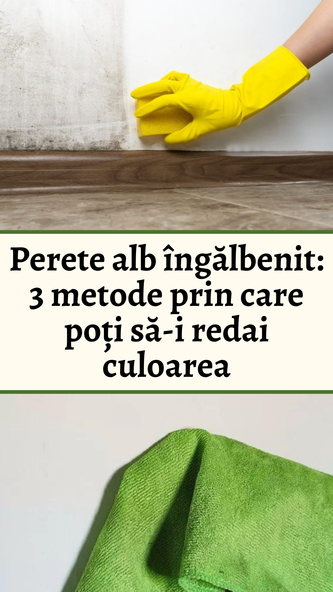 Perete alb îngălbenit: 3 metode prin care poți să-i redai culoarea ...