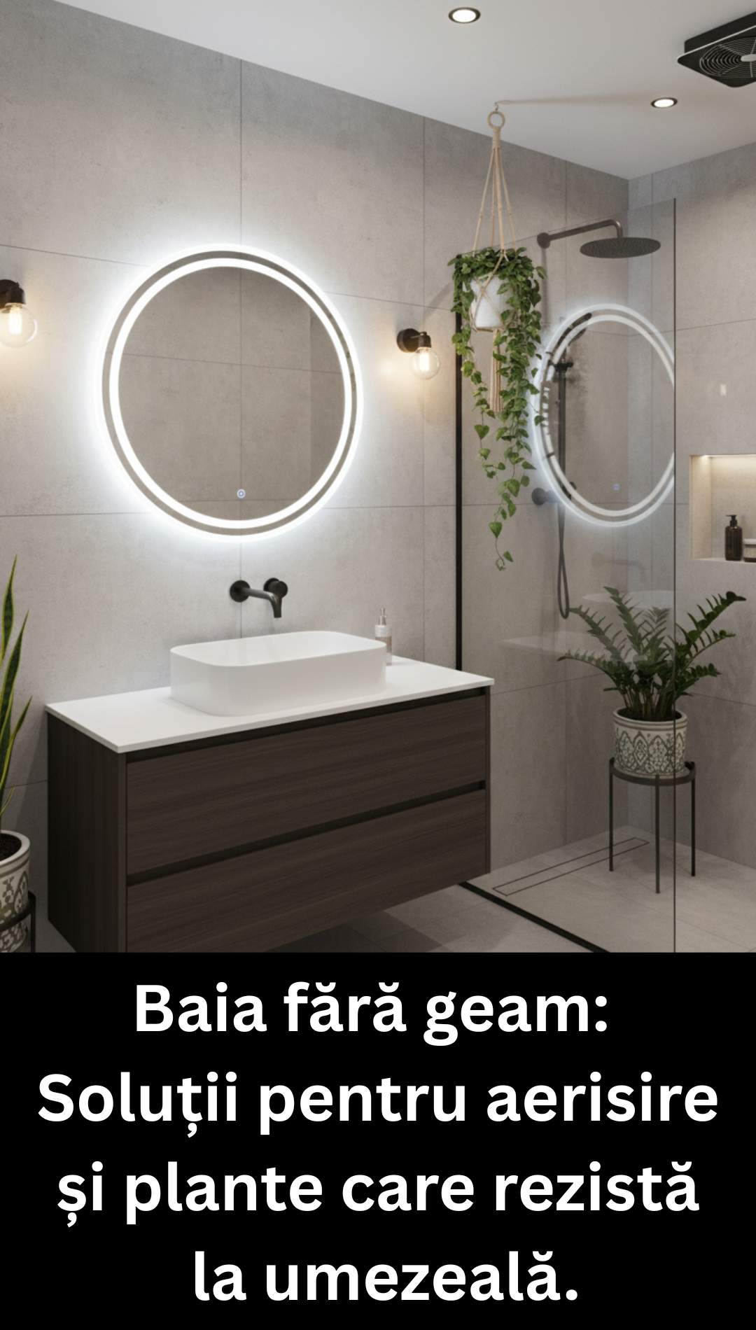 Baia fără geam: Soluții pentru aerisire și plante care rezistă la ...